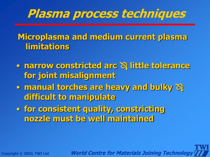 PPT - PLASMA WELDING AND CUTTING PowerPoint Presentation - ID:6530255