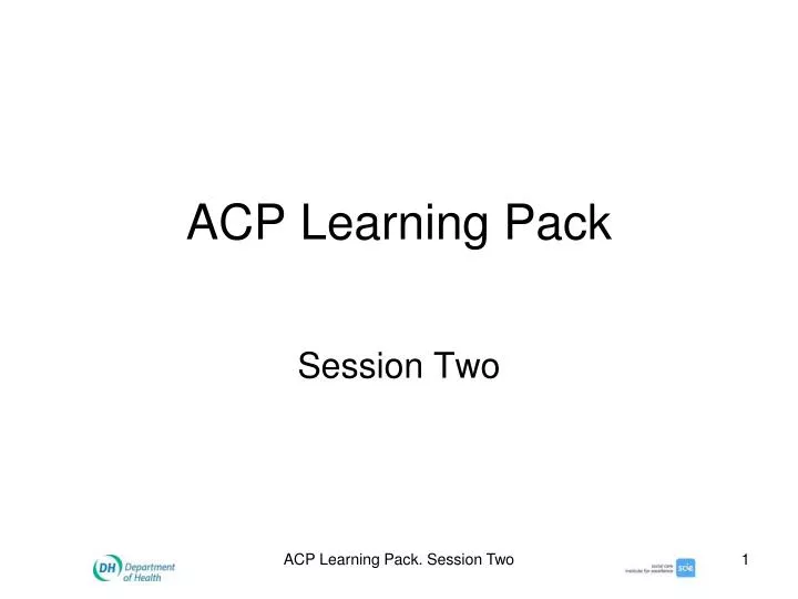 PPT - ACP Learning Pack PowerPoint Presentation, free download - ID:6530435
