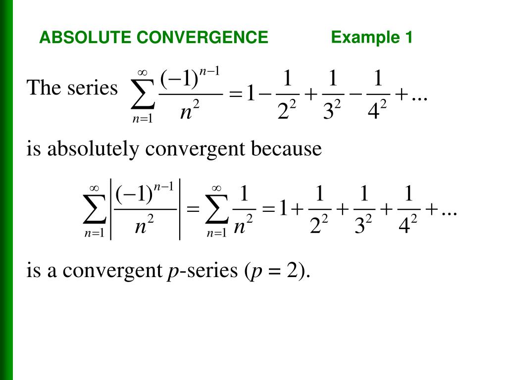 PPT - 11.6 Absolute Convergence and the Ratio and Root tests PowerPoint ... PPT - 11.6 Absolute Convergence and the Ratio and Root tests PowerPoint ...