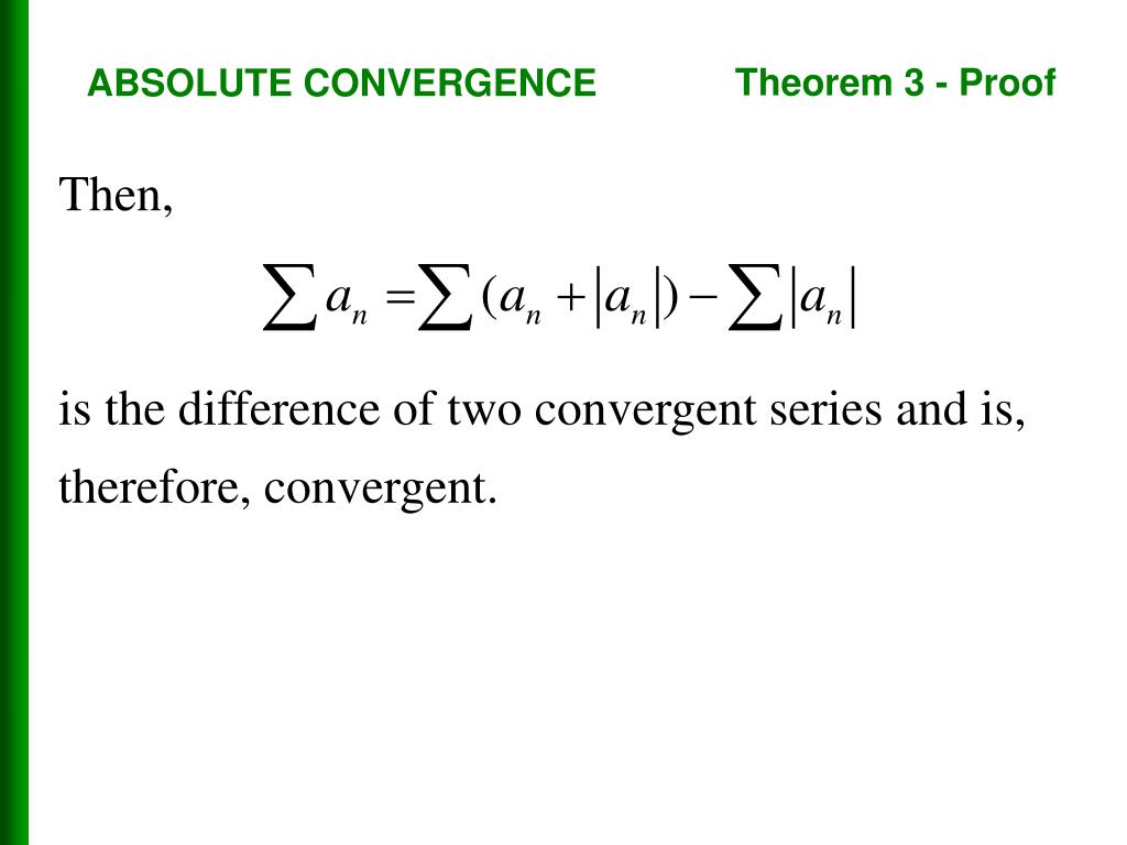 PPT - 11.6 Absolute Convergence and the Ratio and Root tests PowerPoint ... PPT - 11.6 Absolute Convergence and the Ratio and Root tests PowerPoint ...