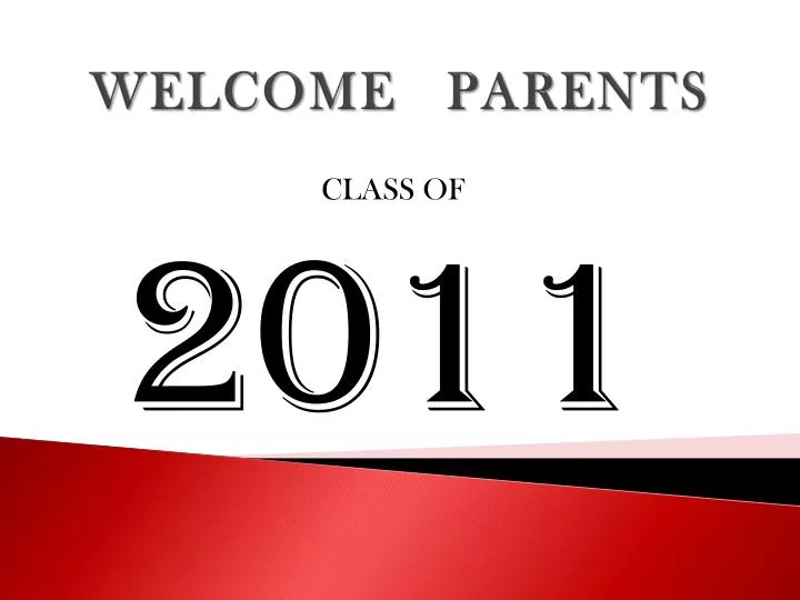 PPT - WELCOME PARENTS PowerPoint Presentation, free download - ID:6530731