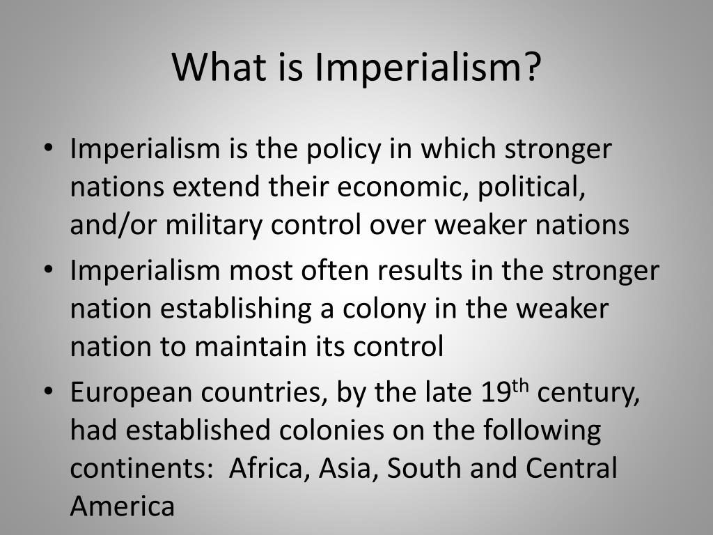 PPT - Reasons why the US Became an Imperial Power PowerPoint ...