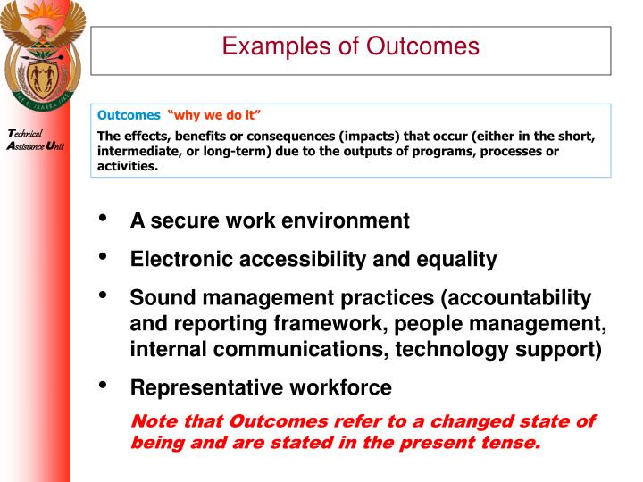 PPT - Results Based Management Approach to Business Planning ...