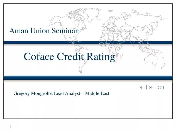 PPT - Coface Credit Rating PowerPoint Presentation, free download - ID ...
