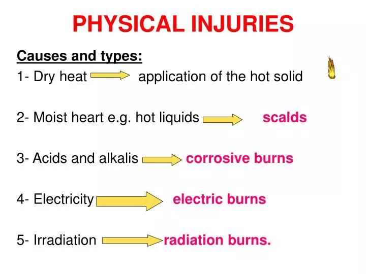 PPT - PHYSICAL INJURIES PowerPoint Presentation, free download - ID:6533360
