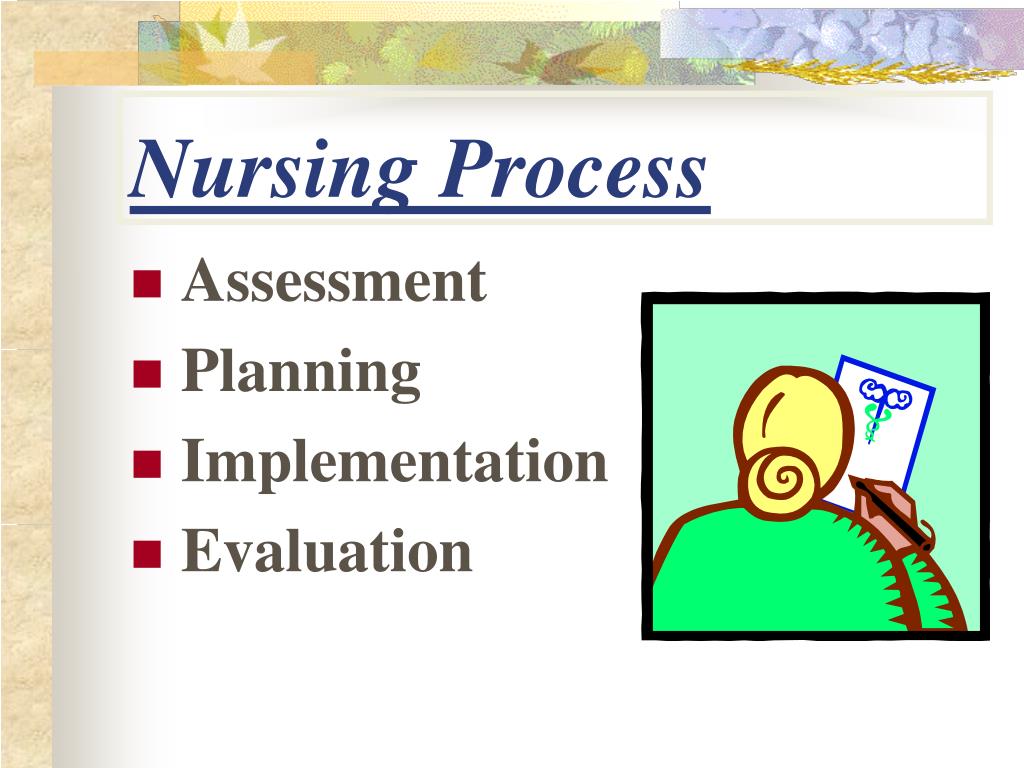 PPT - The Use of The Nursing Process Nursing Diagnosis in the Care of ...