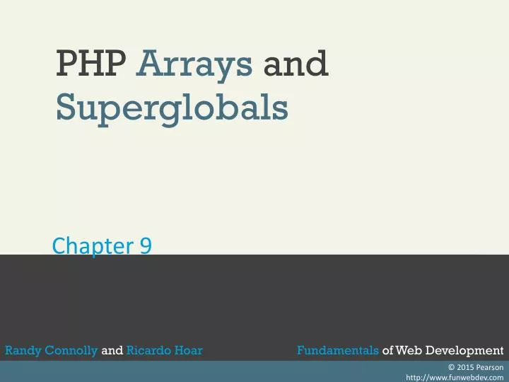 PPT - PHP Arrays and Superglobals PowerPoint Presentation, free download - ID:6533540