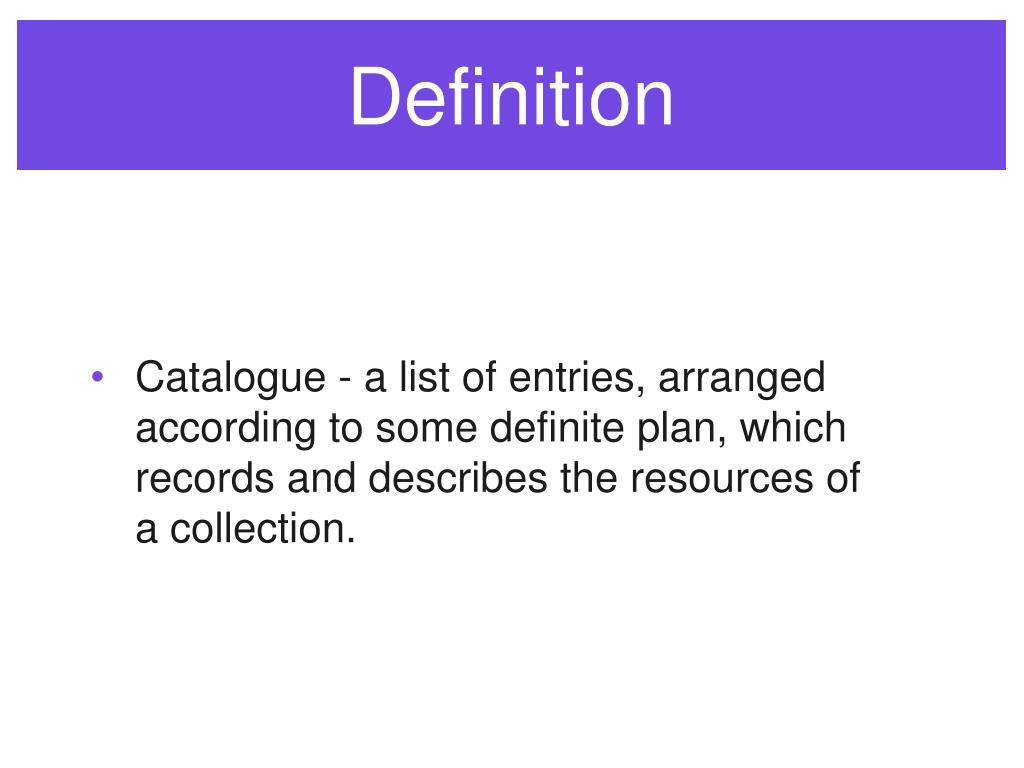PPT - Cataloging - where to begin? PowerPoint Presentation, free ...