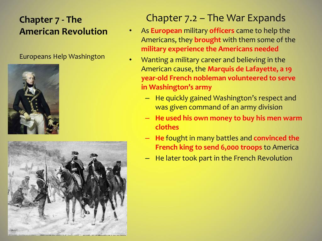 Ppt Chapter 7 The American Revolution Section 1 The Early Years