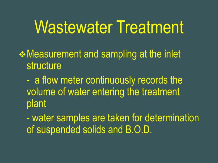 PPT - Wastewater Treatment PowerPoint Presentation - ID:6534646