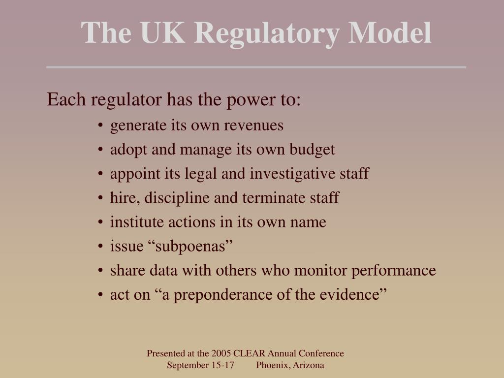PPT - Health Care Regulation in the United Kingdom PowerPoint ...