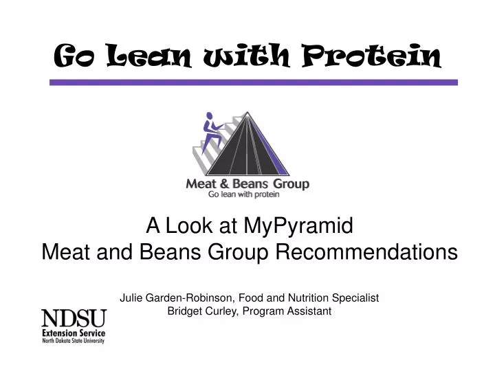 PPT - Go Lean with Protein PowerPoint Presentation, free download - ID ...