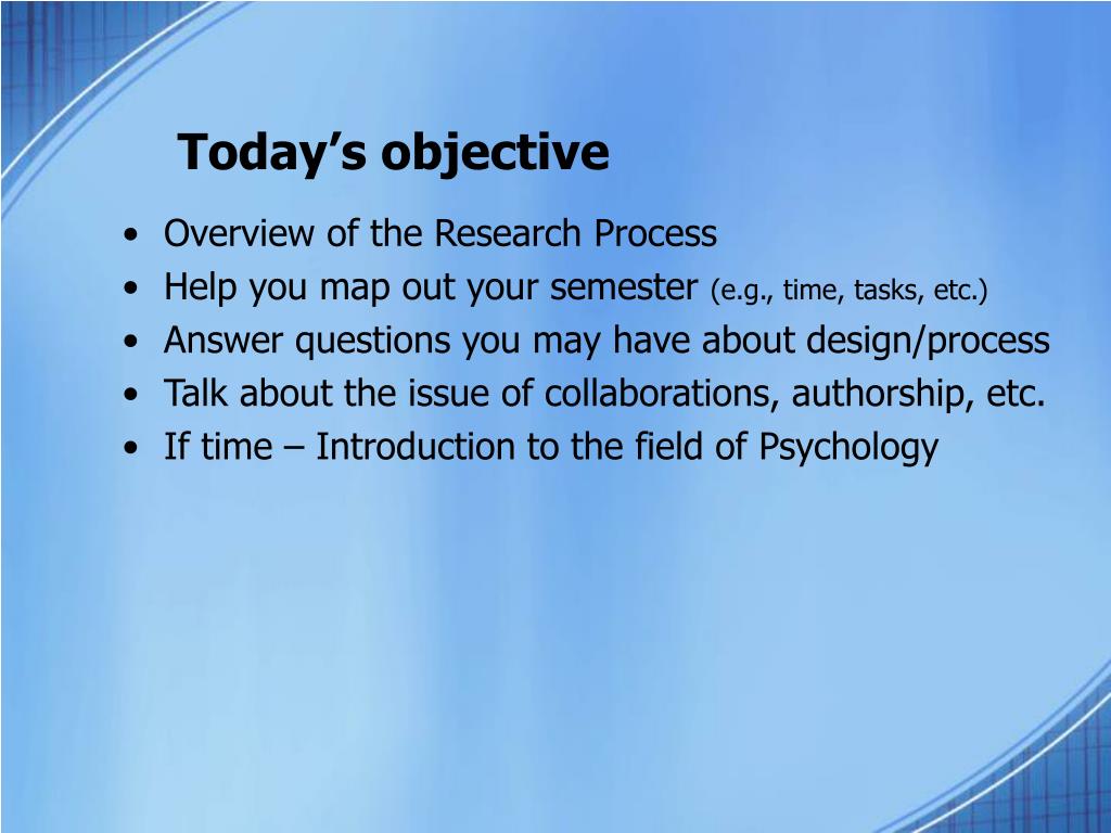PPT - Comprehensive Guide to Research Design in Psychology: Fall 2007 ...