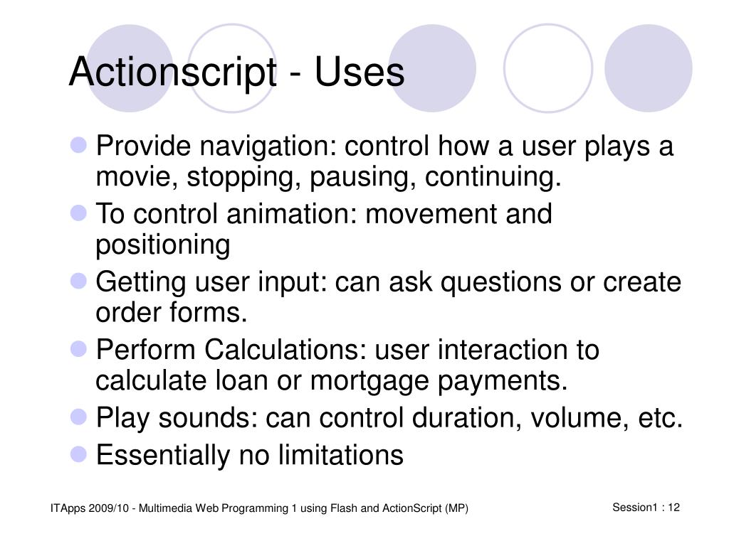 Ppt Multimedia Web Programming Using Flash And Actionscript Powerpoint Presentation Id6539654