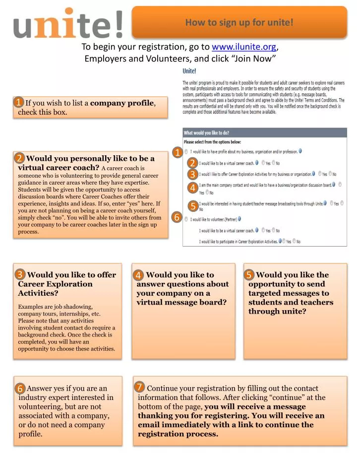 PPT - How to sign up for unite! PowerPoint Presentation, free download ...
