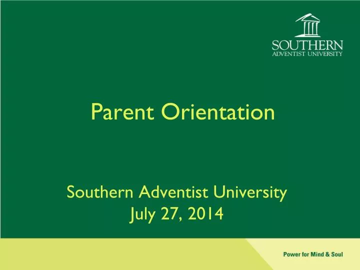 PPT - Parent Orientation PowerPoint Presentation, free download - ID ...