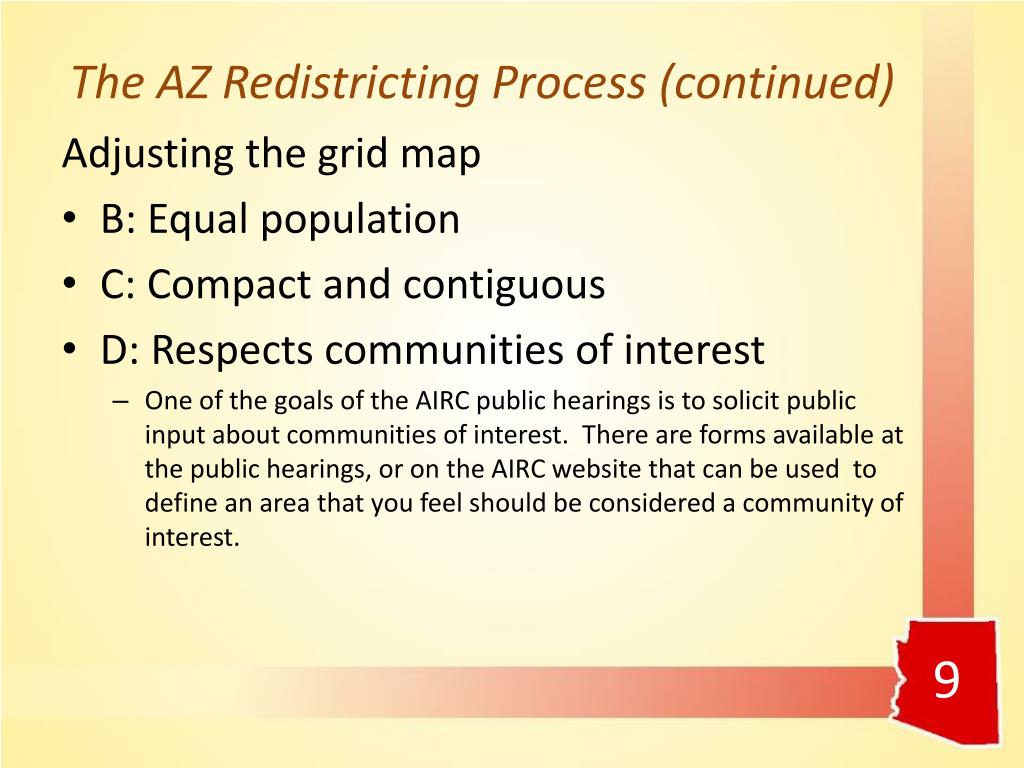 PPT - Arizona Independent Redistricting Commission The Redistricting ...