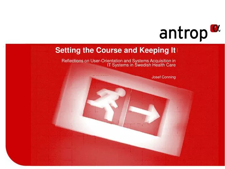PPT - Setting the Course and Keeping It PowerPoint Presentation, free ...