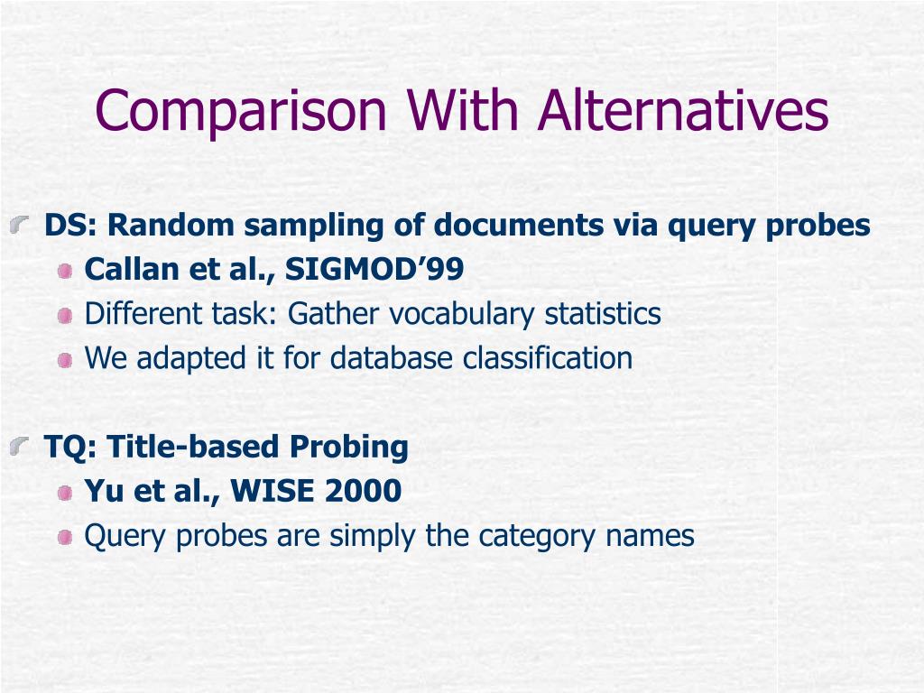 Ppt Probe Count And Classify Categorizing Hidden Web Databases Powerpoint Presentation Id 6686