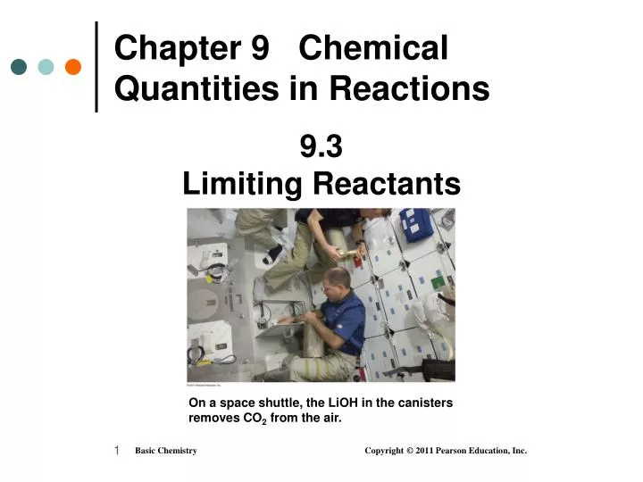 PPT - Chapter 9 Chemical Quantities in Reactions PowerPoint ...
