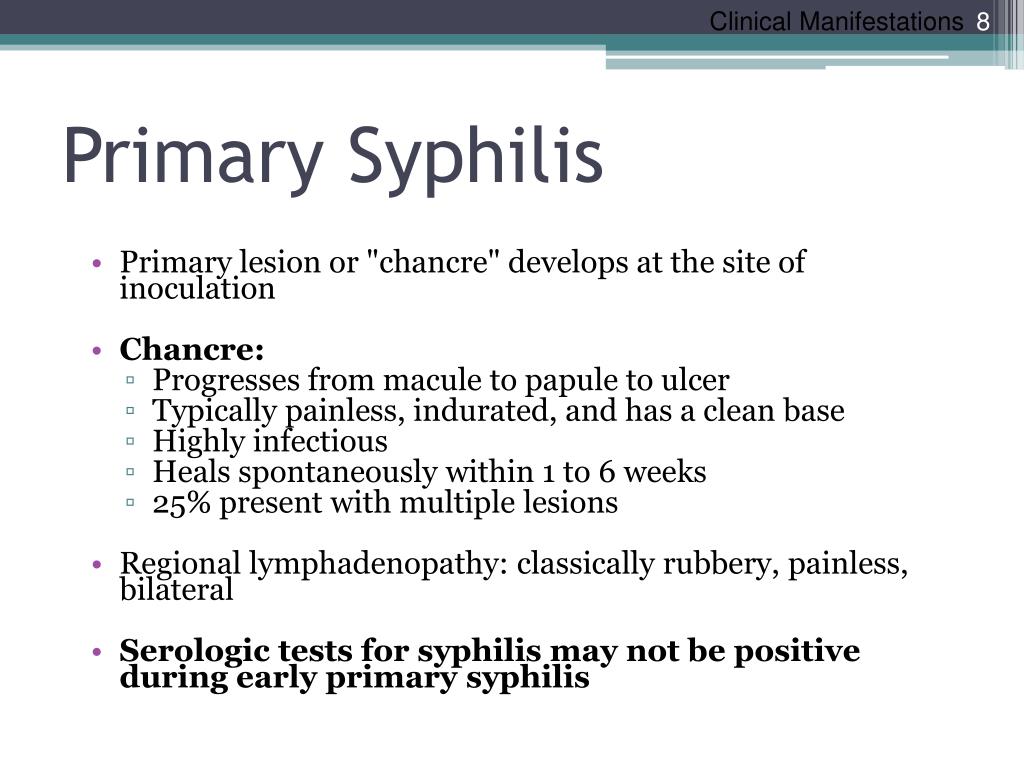 PPT - Clinical Management of Adult Syphilis PowerPoint Presentation ...