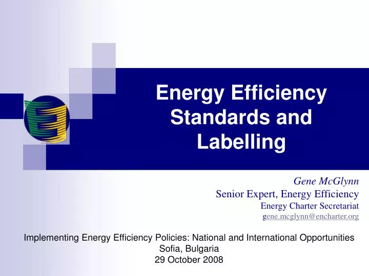 PPT - Energy Efficiency Standards and Labelling PowerPoint Presentation ...