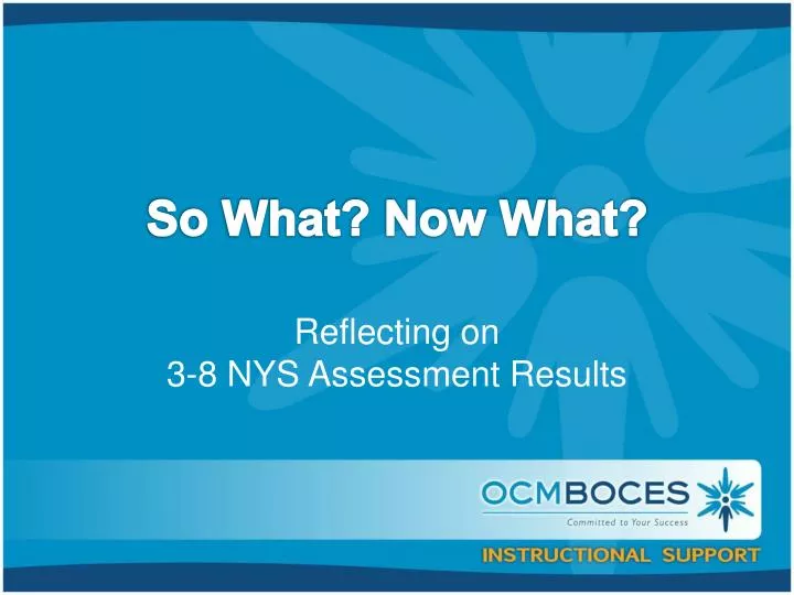 PPT - So What? Now What? PowerPoint Presentation, free download - ID ...