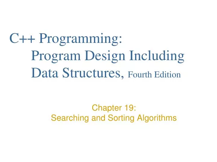 Ppt C Programming Program Design Including Data Structures Fourth Edition Powerpoint