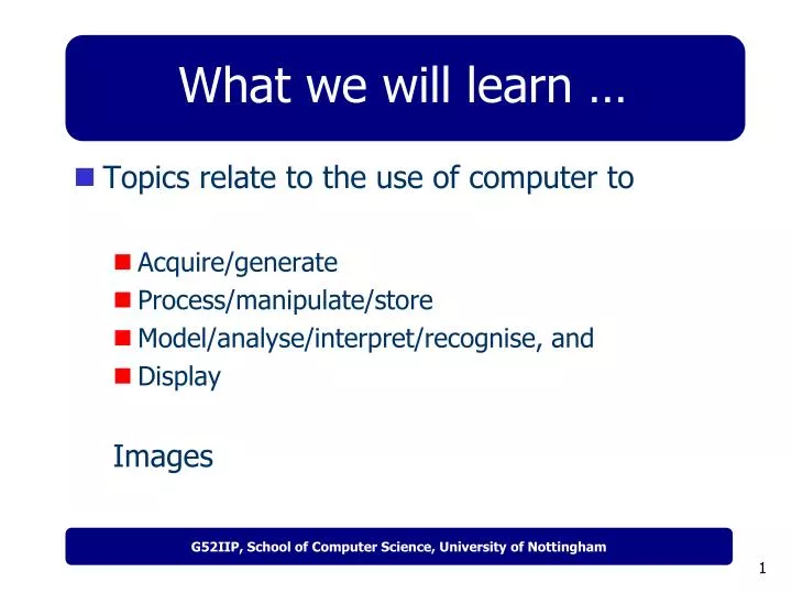 PPT - What we will learn … PowerPoint Presentation, free download - ID ...