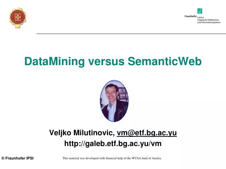 PPT - DataMining versus SemanticWeb PowerPoint Presentation, free download - ID:6545948