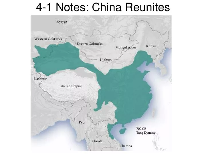 PPT - 4-1 Notes: China Reunites PowerPoint Presentation, free download ...