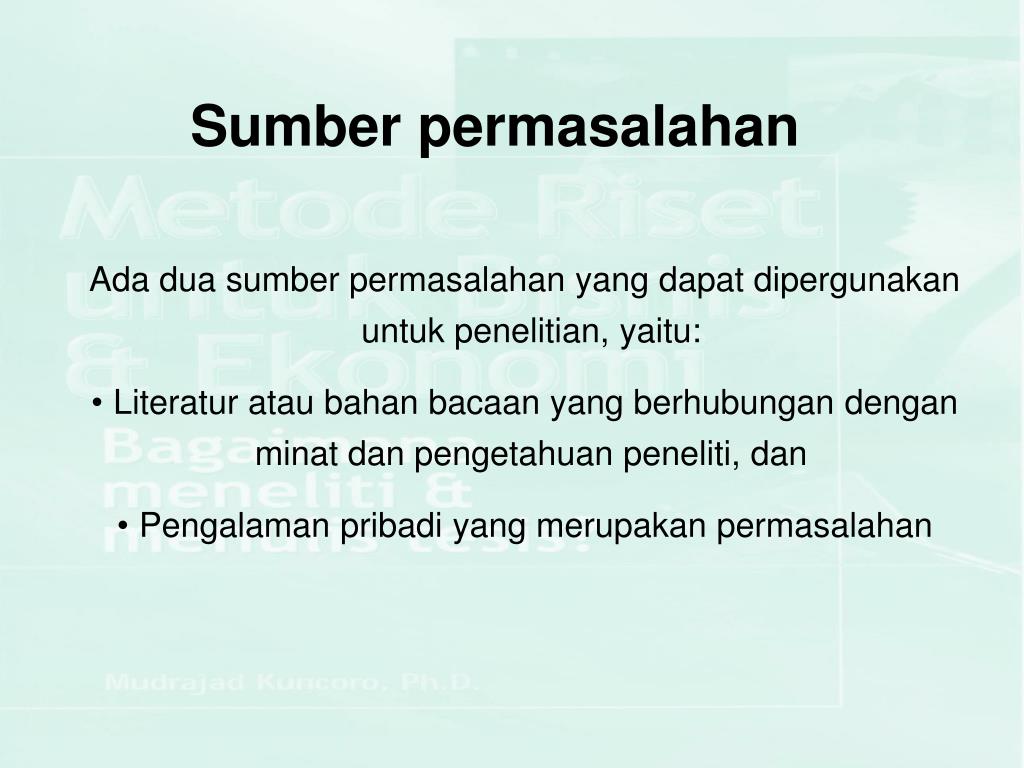 Ppt Perumusan Masalah Dan Tinjauan Pustaka Powerpoint Presentation