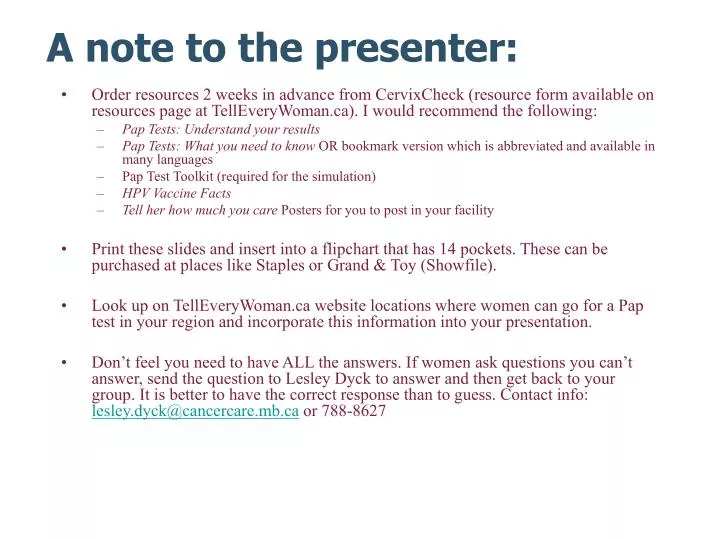 PPT - A note to the presenter: PowerPoint Presentation, free download ...