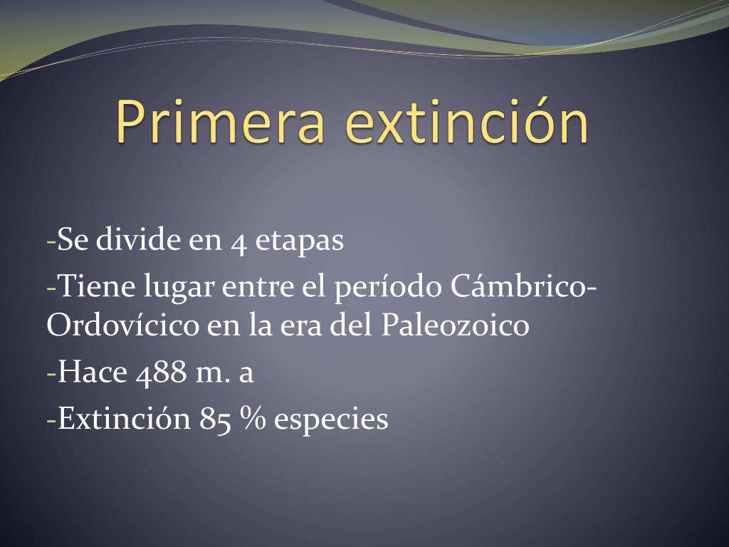 PPT - Geología histórica y grandes extinciones masivas PowerPoint ...