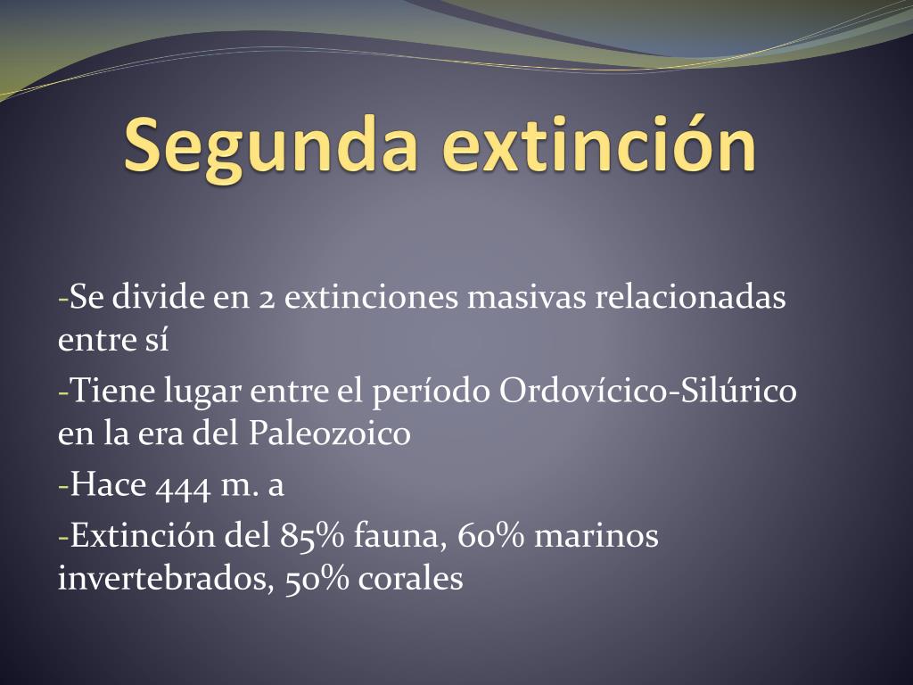 PPT - Geología histórica y grandes extinciones masivas PowerPoint ...