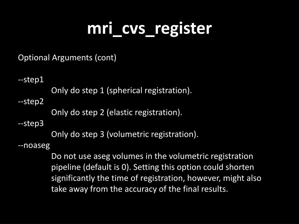 PPT - More Registration Techniques PowerPoint Presentation, free ...