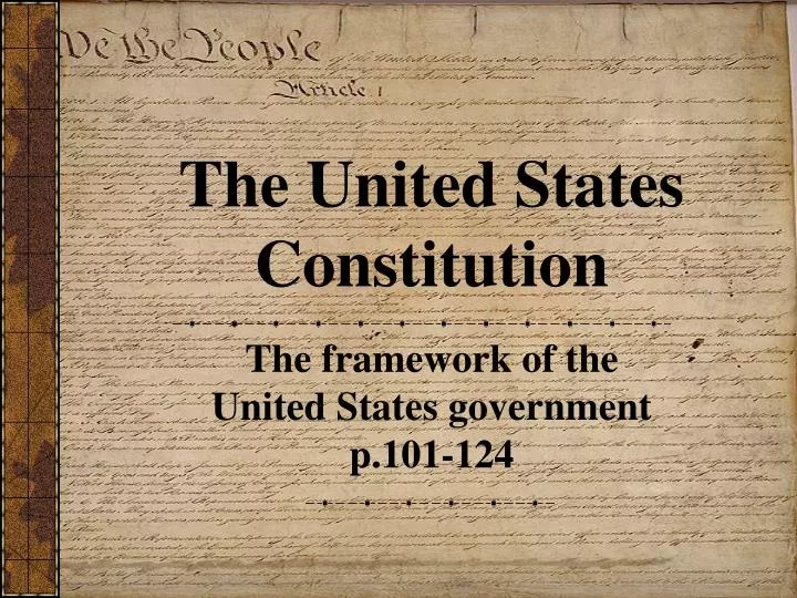 PPT - The United States Constitution PowerPoint Presentation, free ...