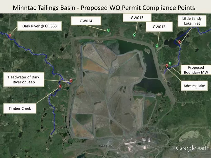 PPT - Minntac Tailings Basin - Proposed WQ Permit Compliance Points ...