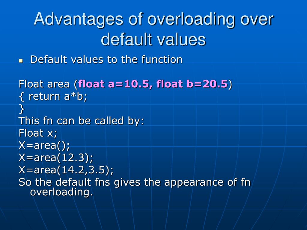 PPT - Function Overloading PowerPoint Presentation, free download - ID ... PPT - Function Overloading PowerPoint Presentation, free download - ID ...