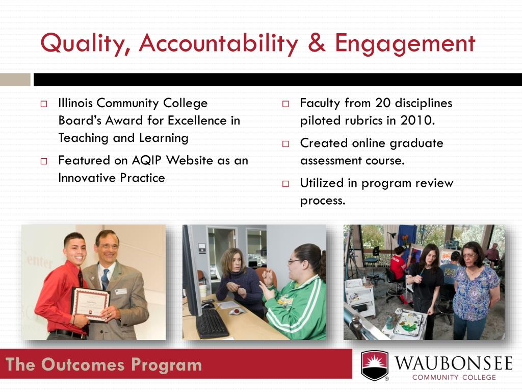 PPT - Waubonsee Community College: Quality & Accountability Initiatives ...