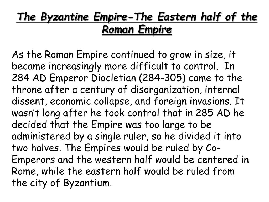 PPT - Rise and Legacy of the Byzantine Empire PowerPoint Presentation ...