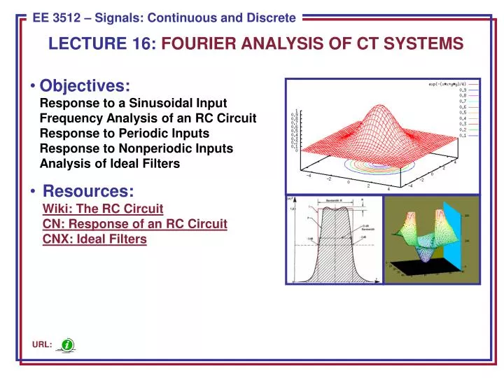 PPT - LECTURE 16: FOURIER ANALYSIS OF CT SYSTEMS PowerPoint ...