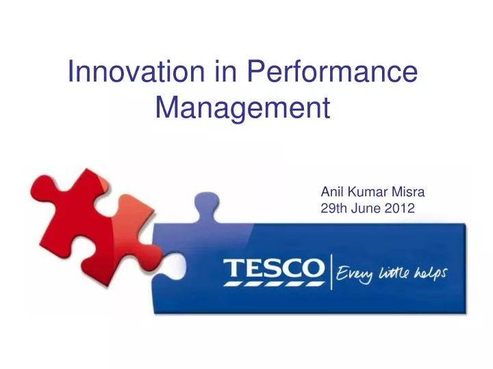 PPT - Innovation in Performance Management PowerPoint Presentation ...