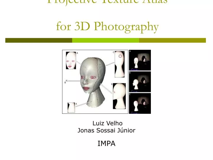 PPT - Projective Texture Atlas for 3D Photography PowerPoint Presentation - ID:6558751