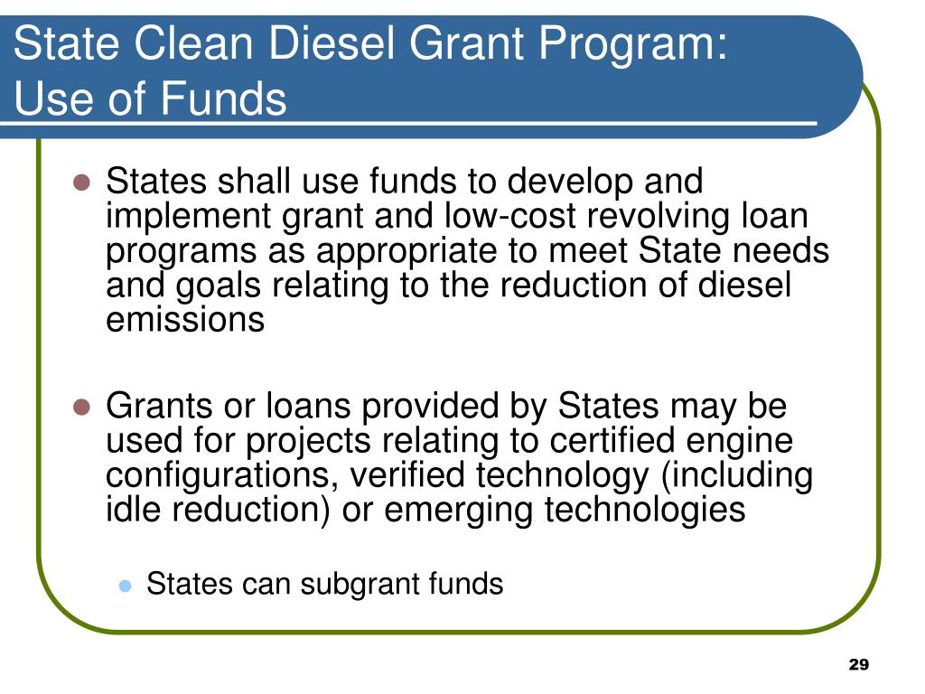 PPT - National Clean Diesel Campaign Clean Diesel Programs PowerPoint ...