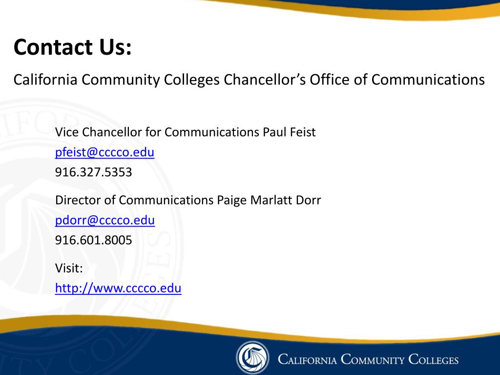 PPT - California Community Colleges Vital to the Economy PowerPoint ...