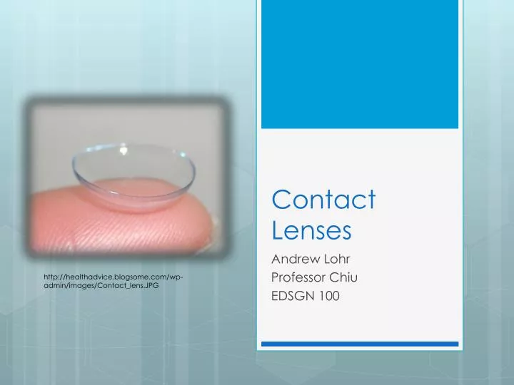 PPT - Contact Lenses PowerPoint Presentation, free download - ID:6559328
