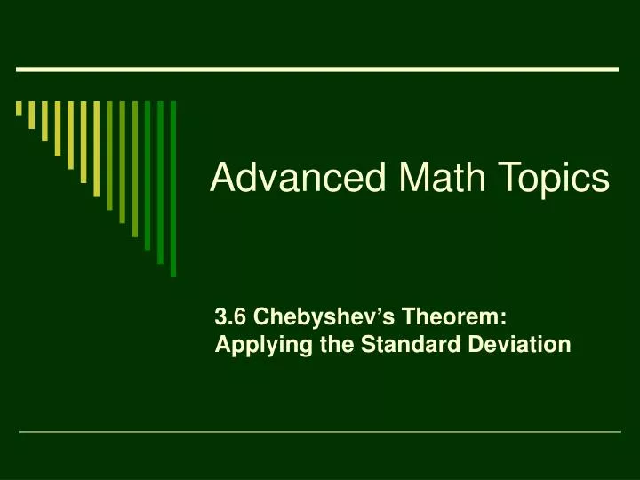 PPT - Advanced Math Topics PowerPoint Presentation, free download - ID ...