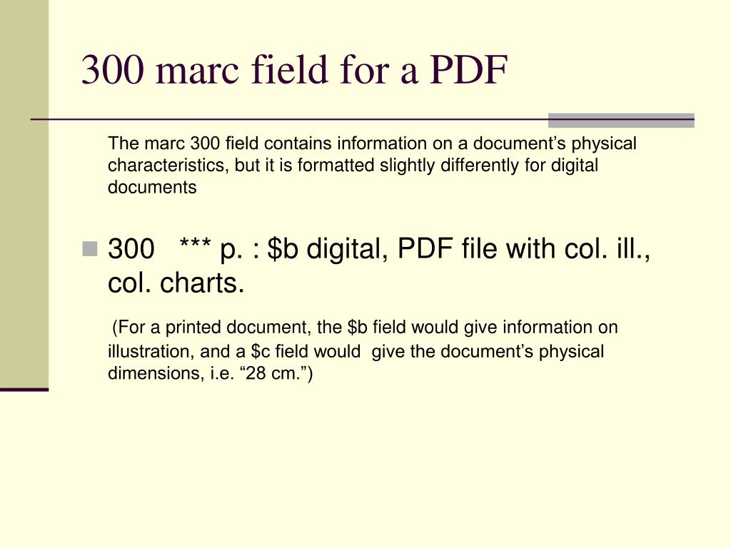 PPT - Cataloging an online document PowerPoint Presentation, free ...