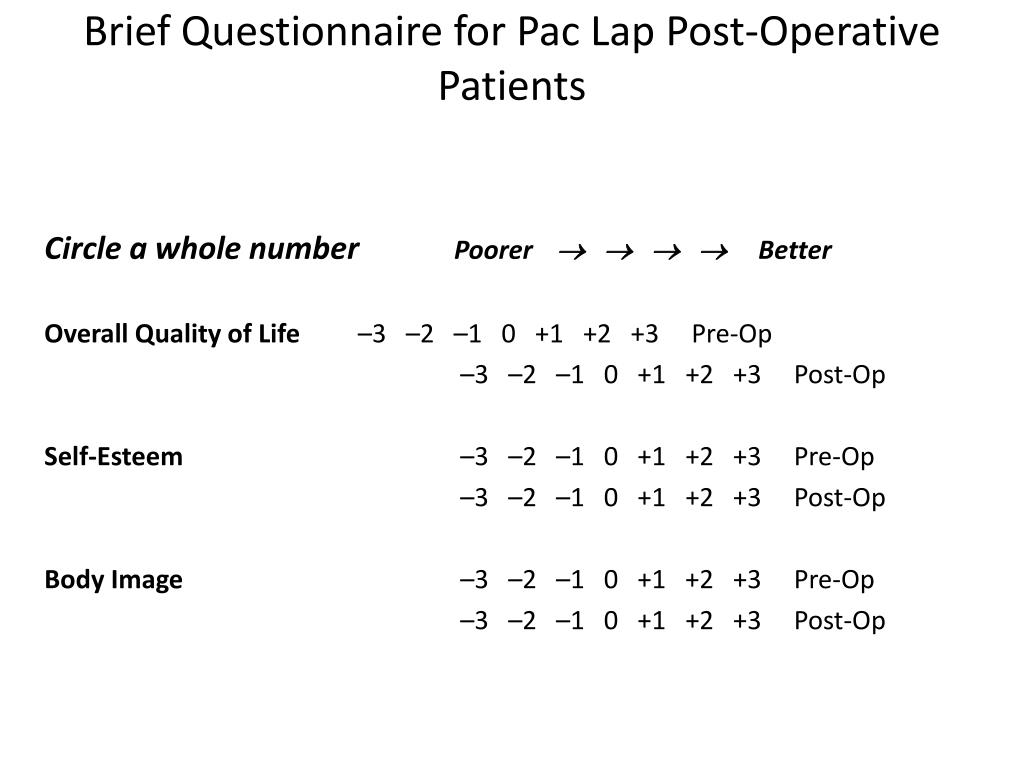 PPT - Emotional & Relationship Changes After Bariatric Surgery ...